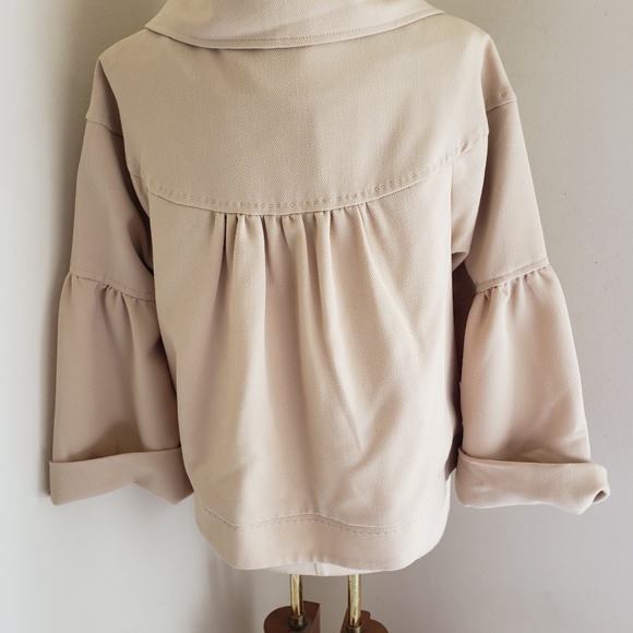 BCBGirls | Jackets & Coats | Bcbg Girls Really Cute Beige Safari Jacket ...